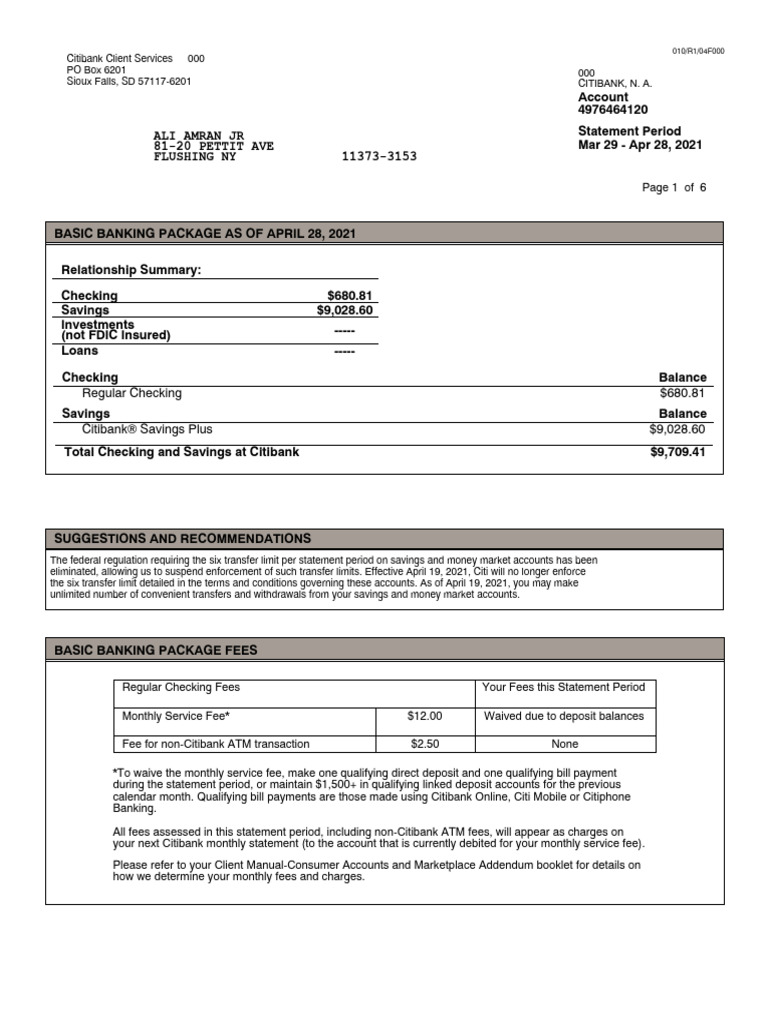 April 2021 | PDF | Transaction Account | Banks
