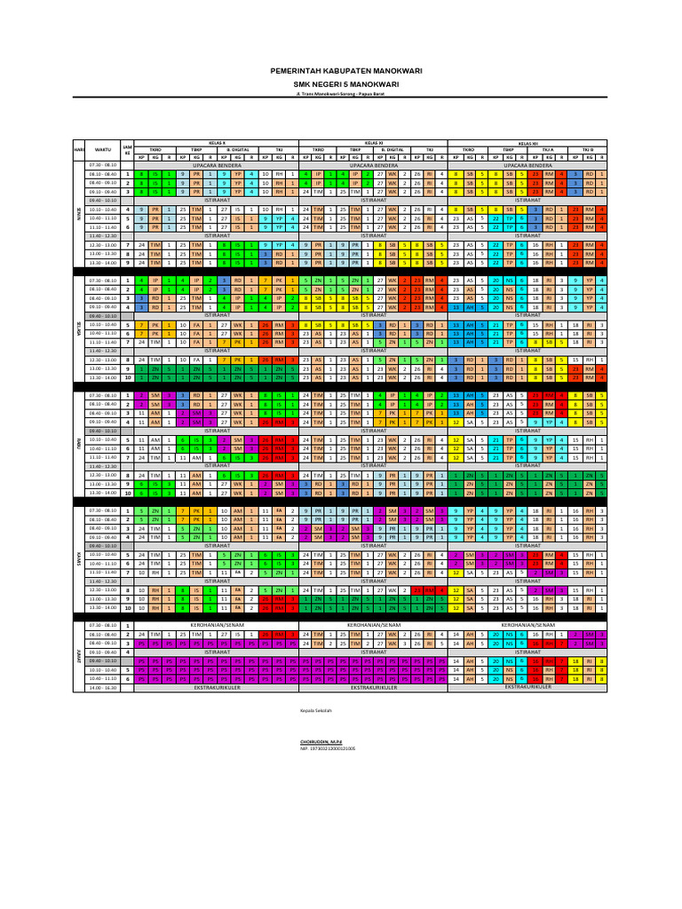 JADWAL PBM 2024-2025 | PDF