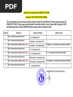 ElearningUT - Jadwal Tuton | PDF