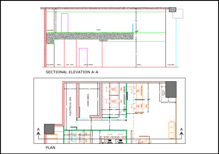 SECTIONAL ELEVATION A-A 01-11-2023 | PDF