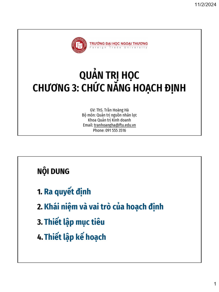 QTH - Chuong 3 | PDF