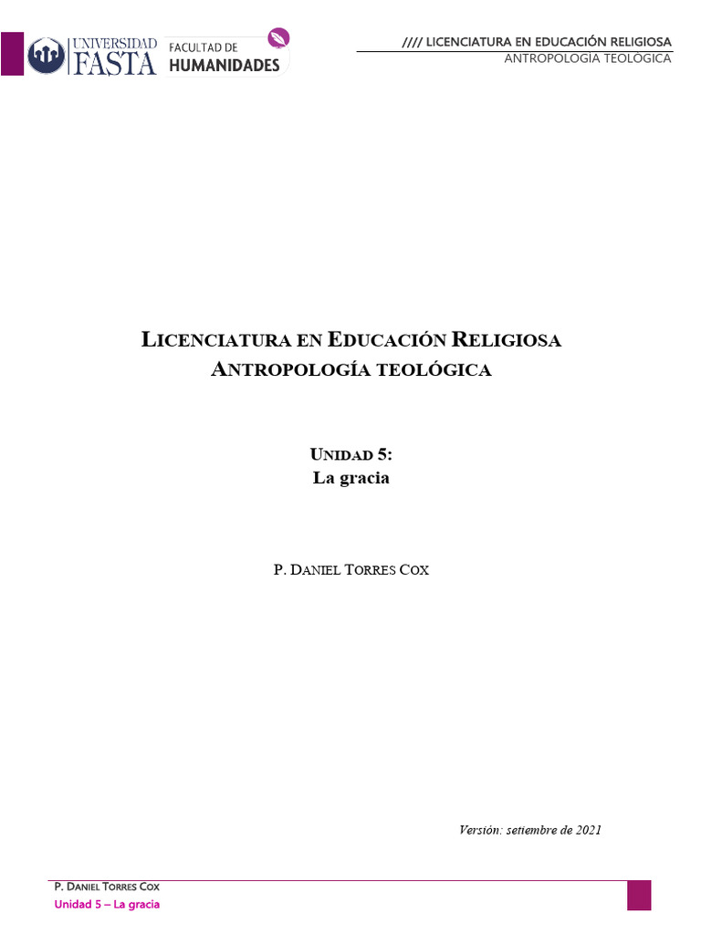 05 La Gracia | PDF | Gracia divina | Tomás de Aquino