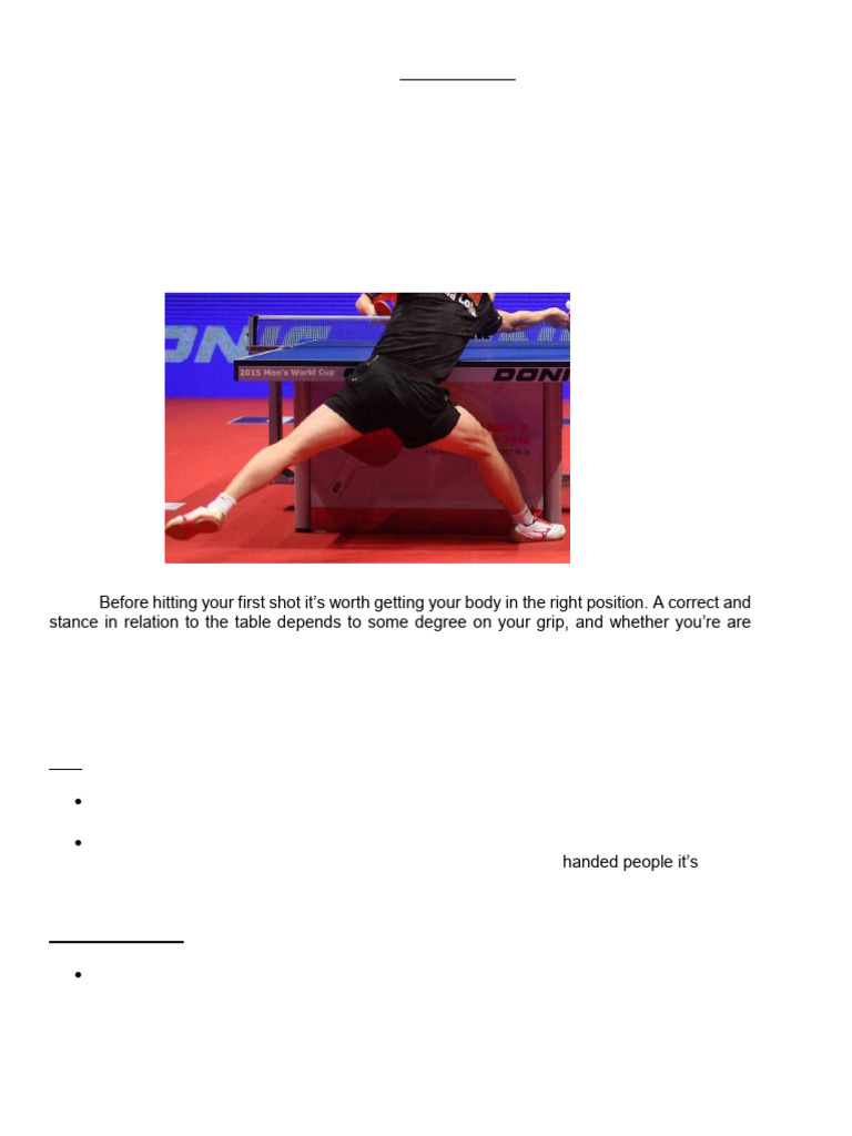 Chapter 10 - Basic Skills in Table Tennis | PDF | Table Tennis | Ball Games