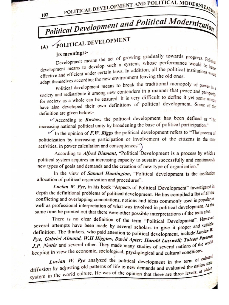 Comparative and Developmental Politics | PDF