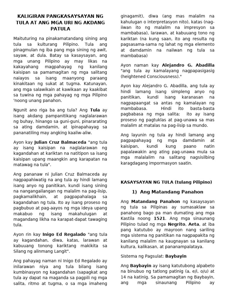 Filipino G1 G2 | PDF