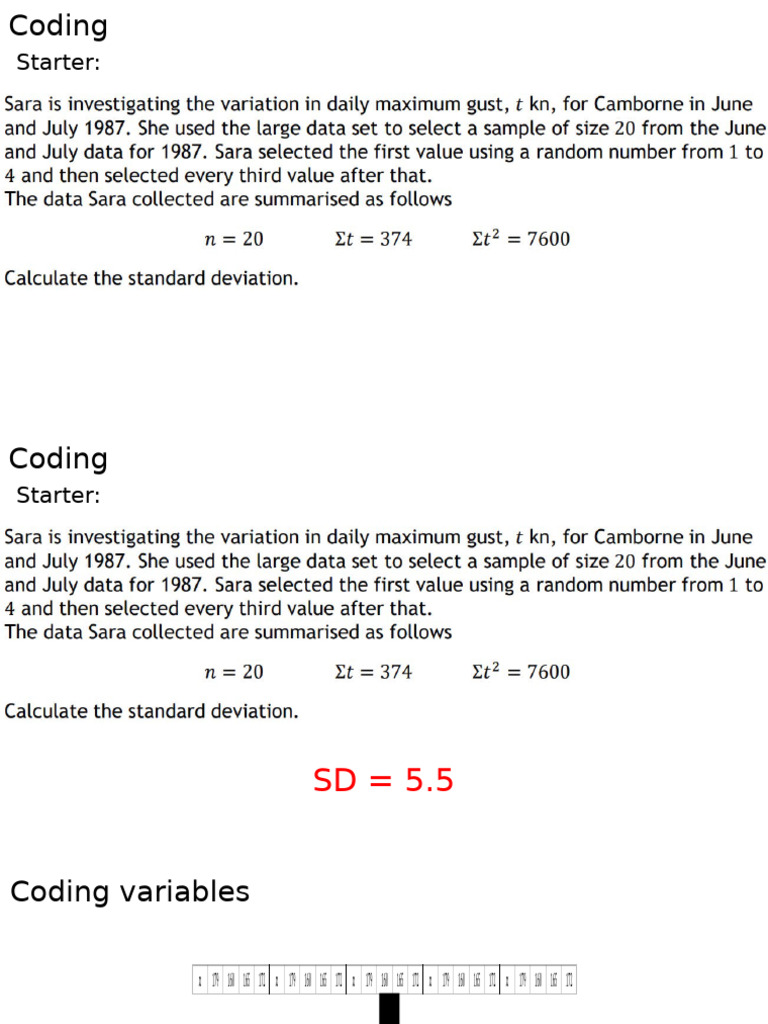 Coding | PDF | Quartile | Median