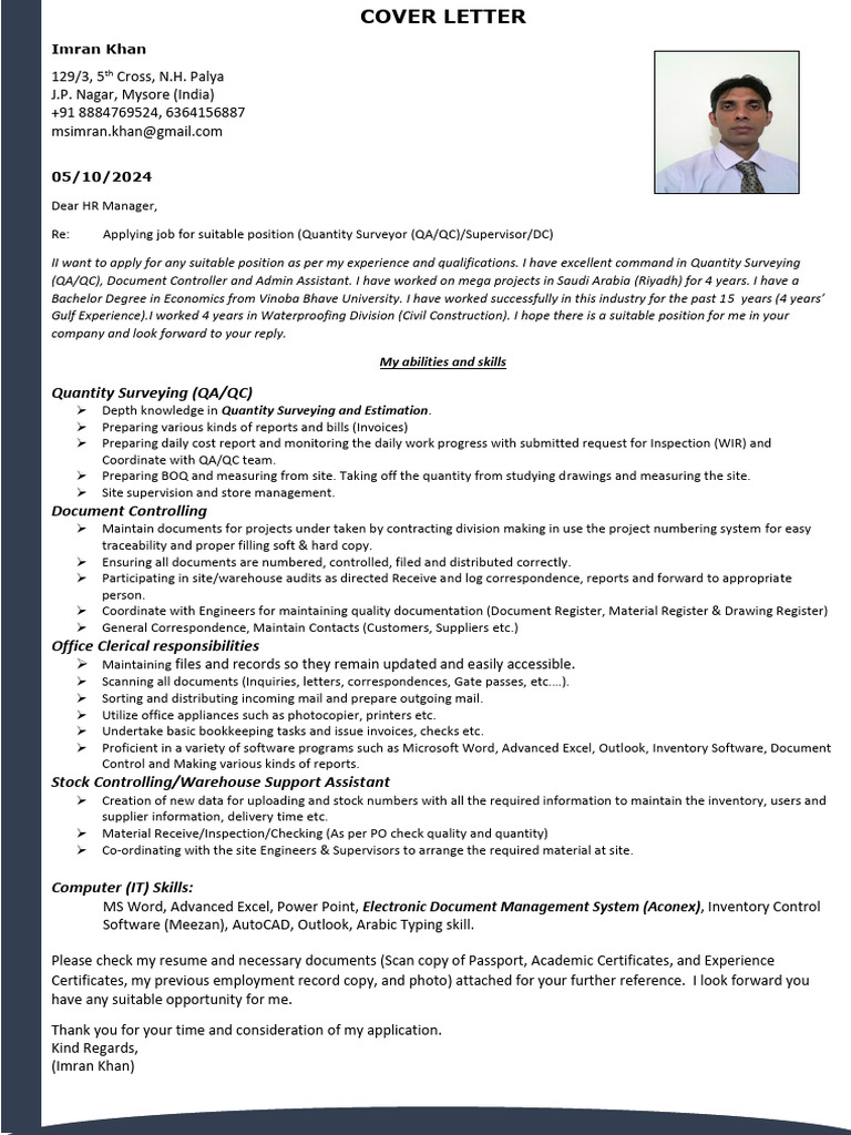 Imran (Profile Cv) | PDF