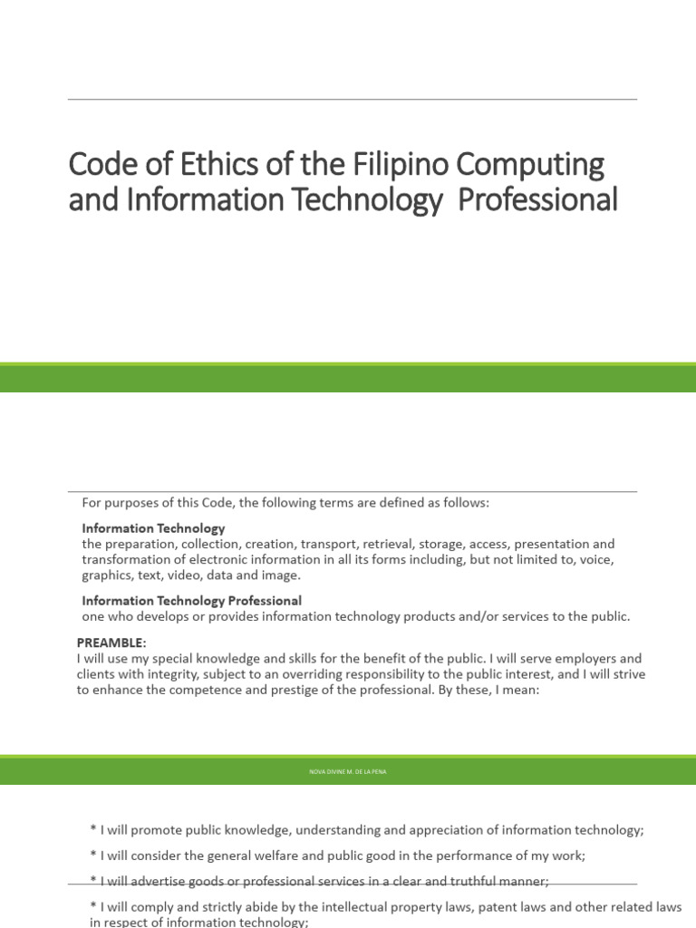 Chapter 1c Ethics and Responsibility in Computing | PDF | Information Technology | Information
