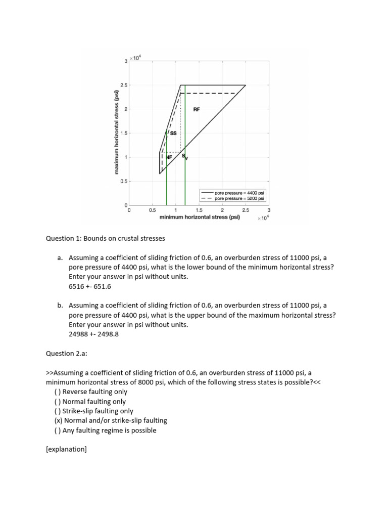 Crustal Stress Bounds and Faulting Analysis | PDF | Stress (Mechanics ...