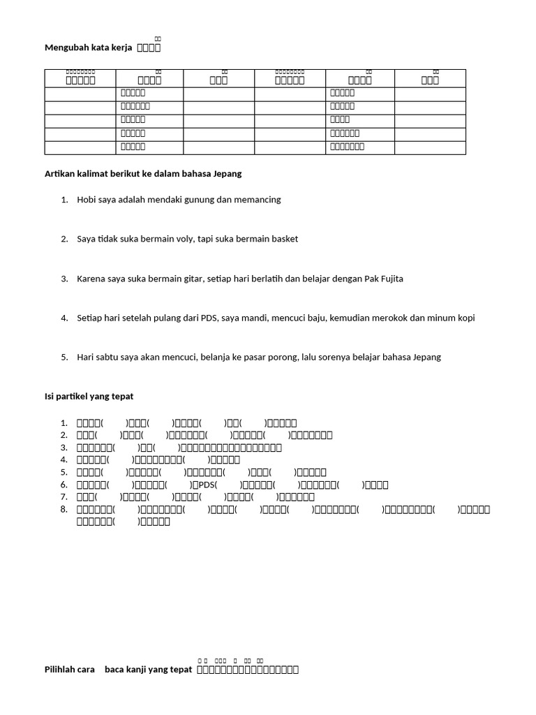 Irodori Bab Kuis | PDF