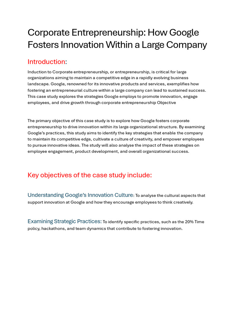 entrepreneurship case study (1) (1) | PDF | Entrepreneurship ...