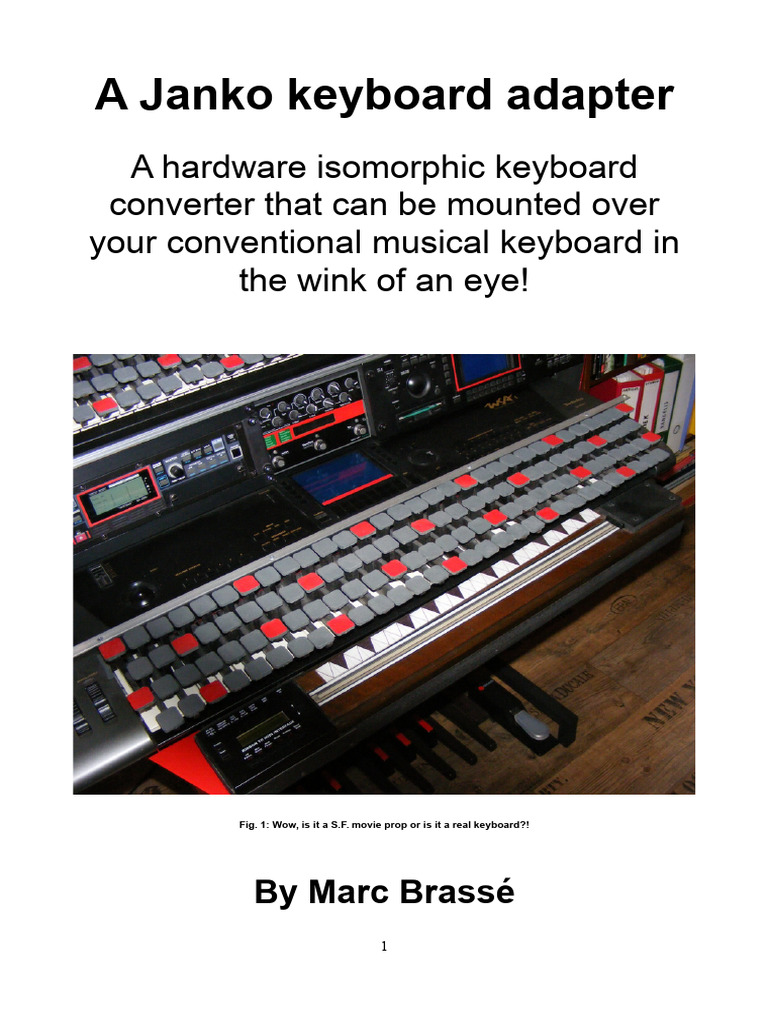 A Janko Keyboard Adapter | PDF | Computer Keyboard | Typewriter