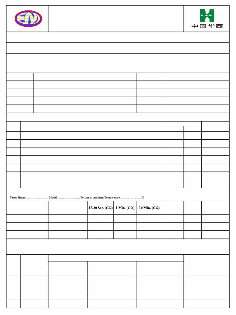 Transformer Test Report | PDF | Transformer | Electrical Resistance And ...