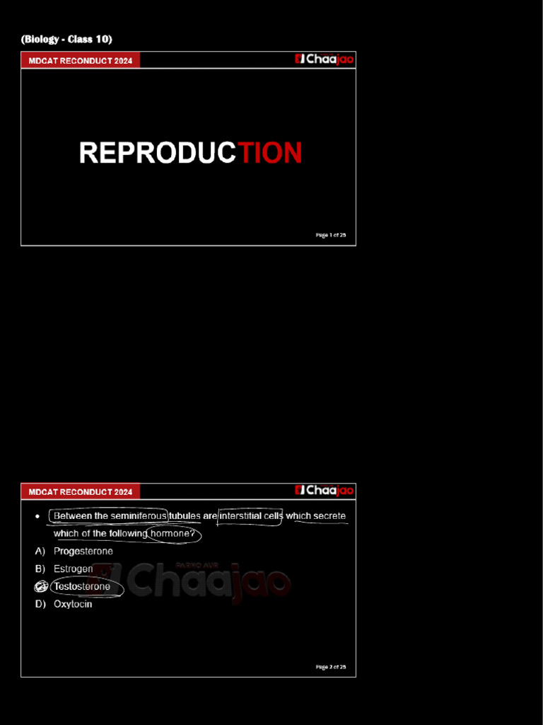 Biology Class-10 - Reproduction & Evolution - 14-Nov-24 - Conducted by ...