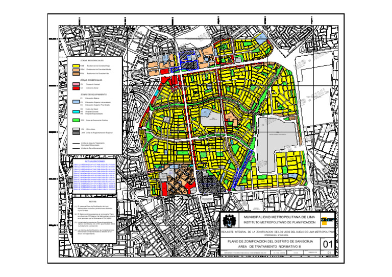 San Borja Zonificacion Feb2023-2 | PDF