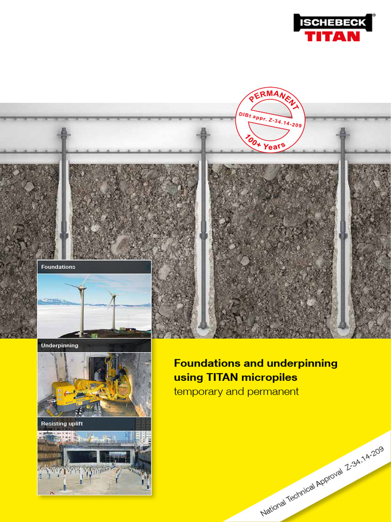 Foundations and Underpinning | PDF | Deep Foundation | Concrete