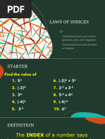 Index Laws Worksheet for Practice | PDF