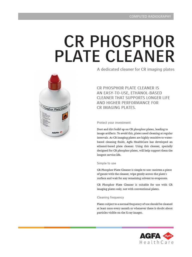 CR Phosphor Plate (English - Datasheet) | PDF
