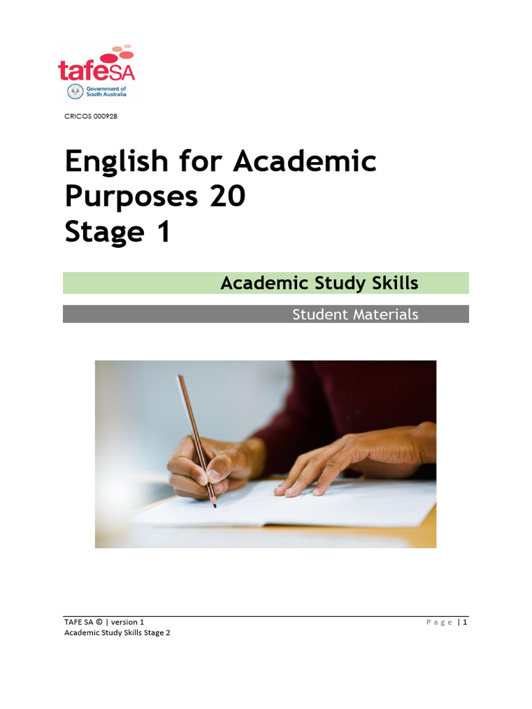 Academic Study Skills: Presentation & Autobiography | PDF | Adverb | Verb