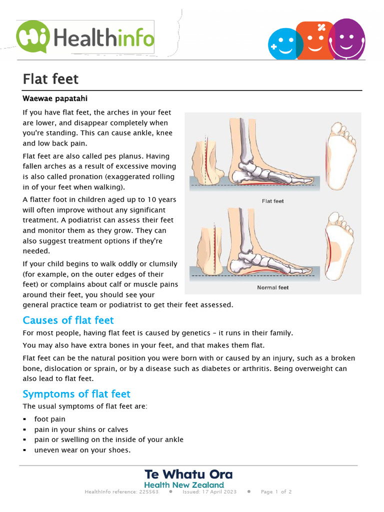 Flat Feet: Waewae Papatahi | PDF | Foot | Musculoskeletal Disorders