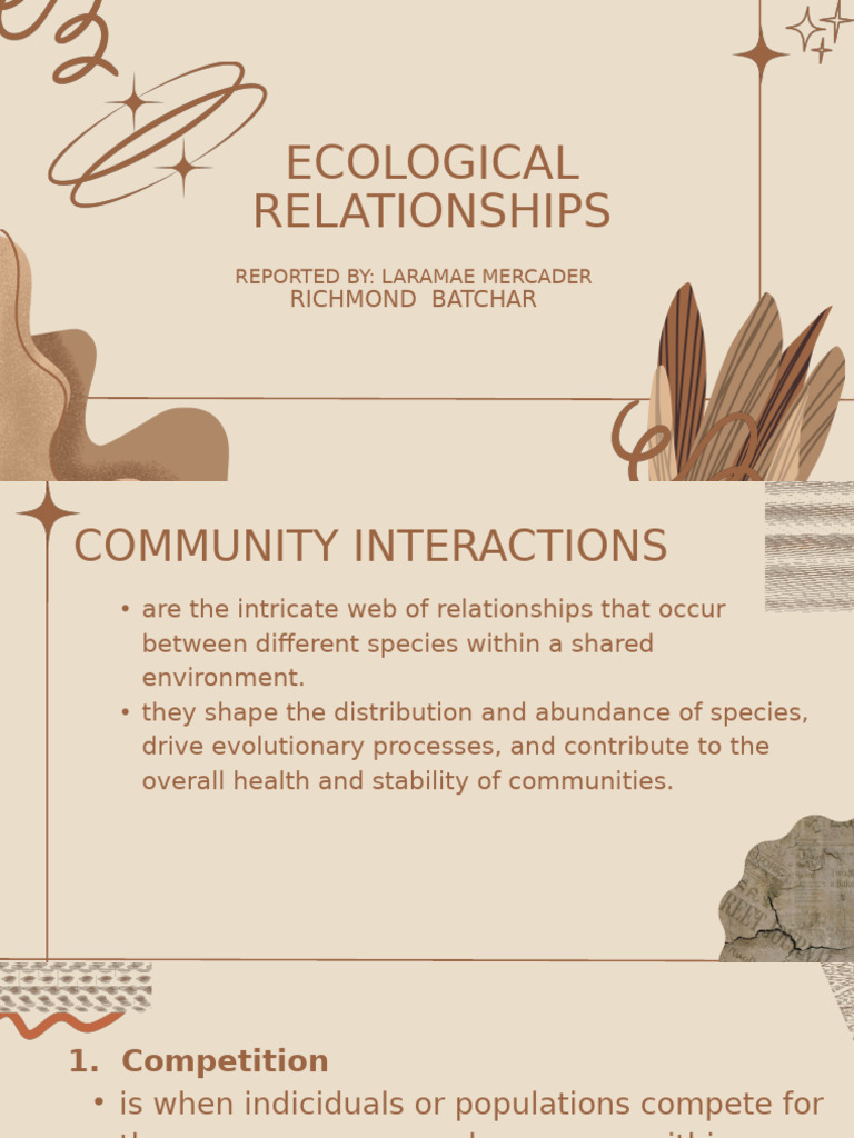 Batchar Mercader Chapter 3 Ecological Relationship | PDF | Pollinators | Predation