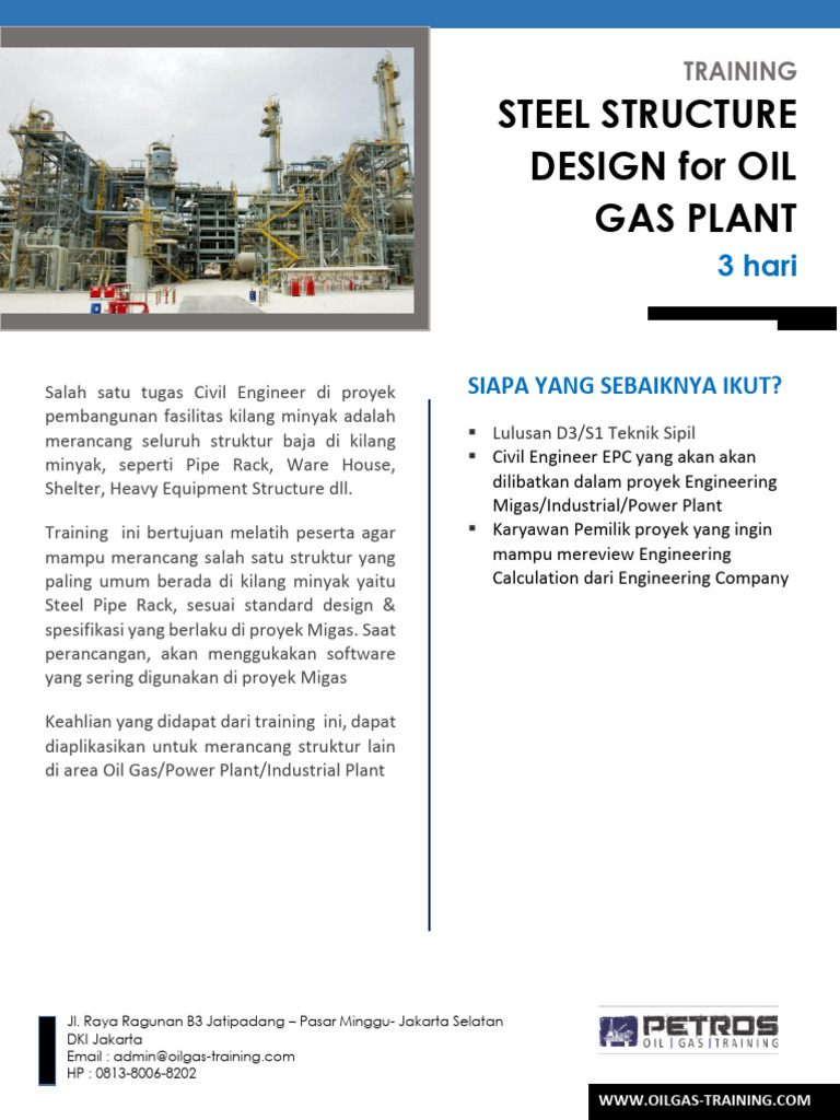 Steel Pipe Rack Design Training | PDF | Applied And Interdisciplinary ...