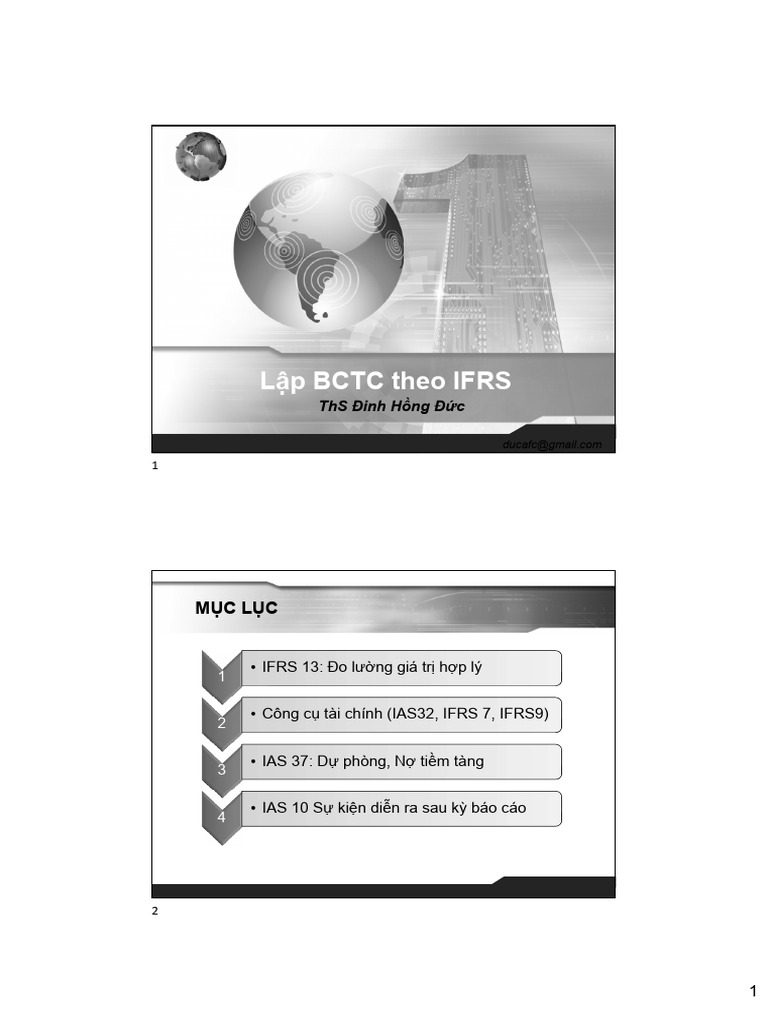 Buoi 4_Prepare Financial Statement under IFRS | PDF