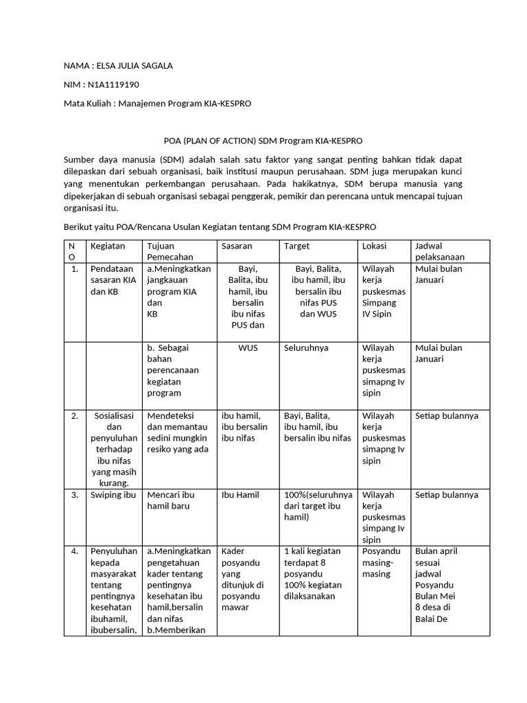 Manajemen Program Kia KB | PDF