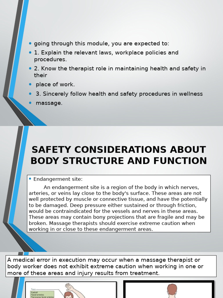 Safety Considerations in Massage Therapy | PDF | Neck | Electrical ...