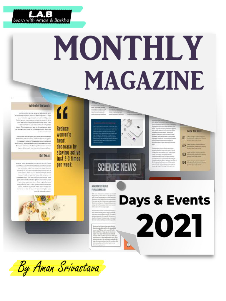 Yearly Magazine by Aman Srivastava | PDF