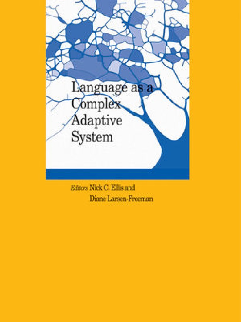 Language As A Complex Adaptive System Best of Language Learning Series ...