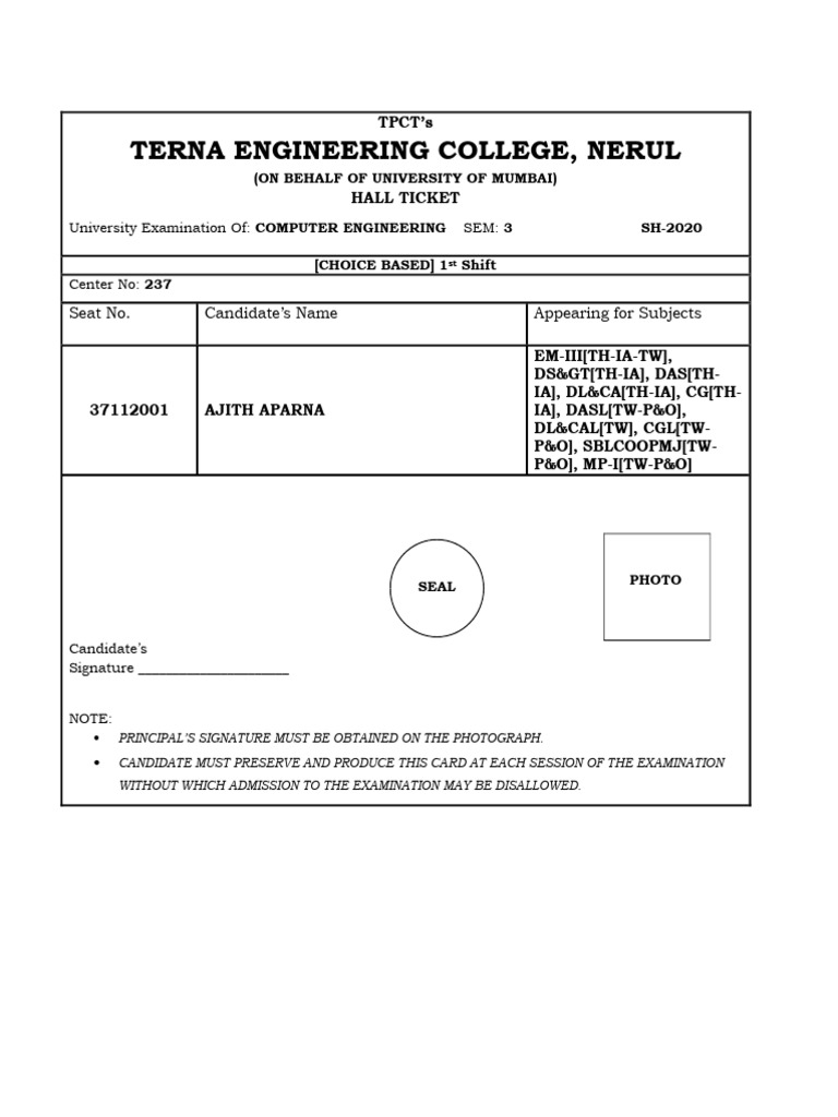 Sem. Iii Computer Engineering Dec-2020 1ST Shift (CBCSN) | PDF