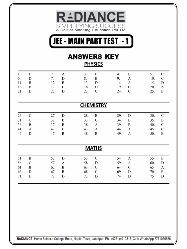 Part Test-1 Solution (10!11!2024) | PDF | Trigonometric Functions ... Part Test-1 Solution (10!11!2024) | PDF | Trigonometric Functions ...