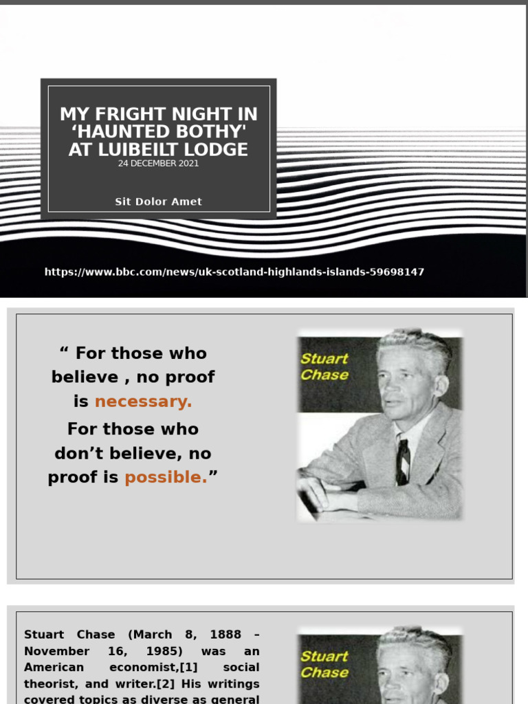 My Fright Night in Haunted Bothy' | PDF