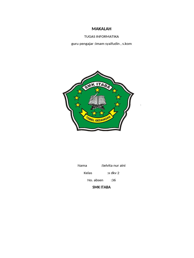 Makalah Informatika | PDF