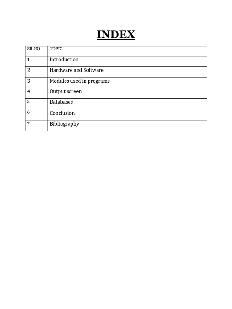 INDEX (1) | PDF | Databases | Sql