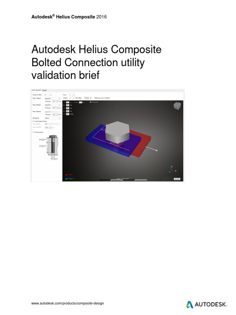 Helius Composite 2016 Bolted Connection Validation Brief | PDF | Stress (Mechanics) | Composite ...