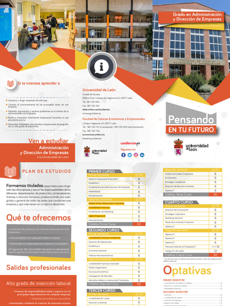 Grado Ade (Ule) | PDF | Contabilidad | Business