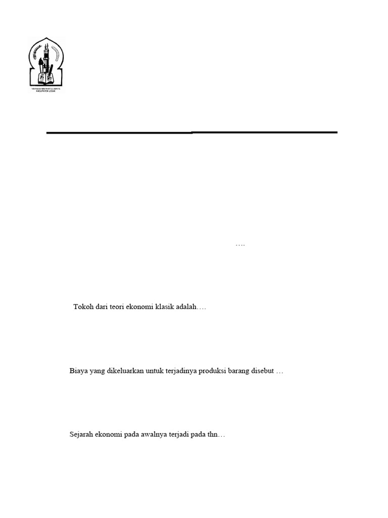 Naskah Soal Ujian Potren Bu Sofi - 1 | PDF