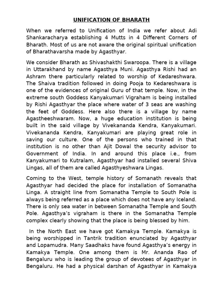 Unification of India | PDF | Indian Religions