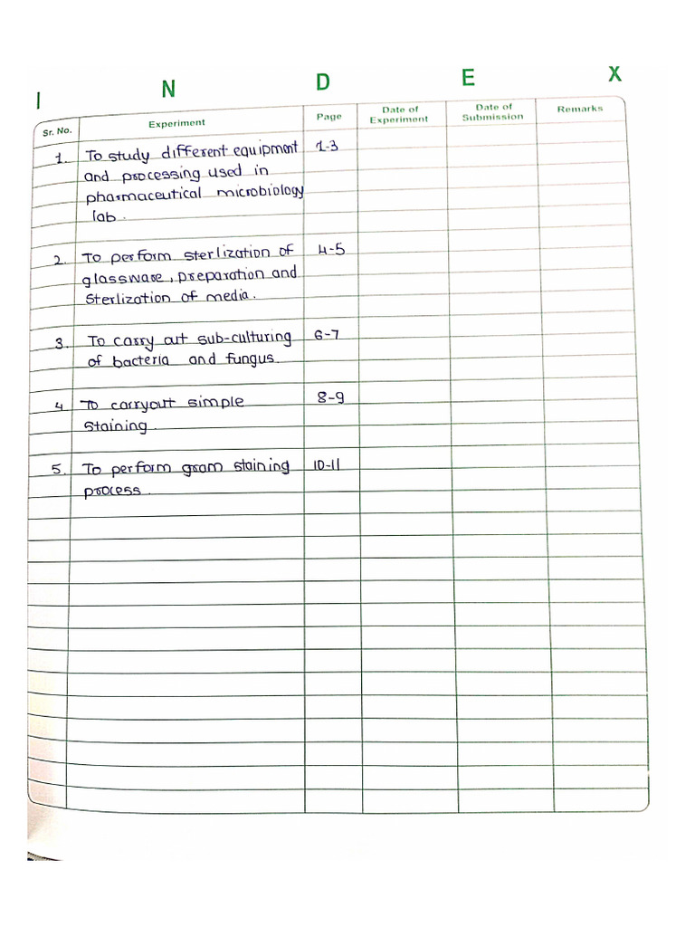 Microbiology Practical | PDF