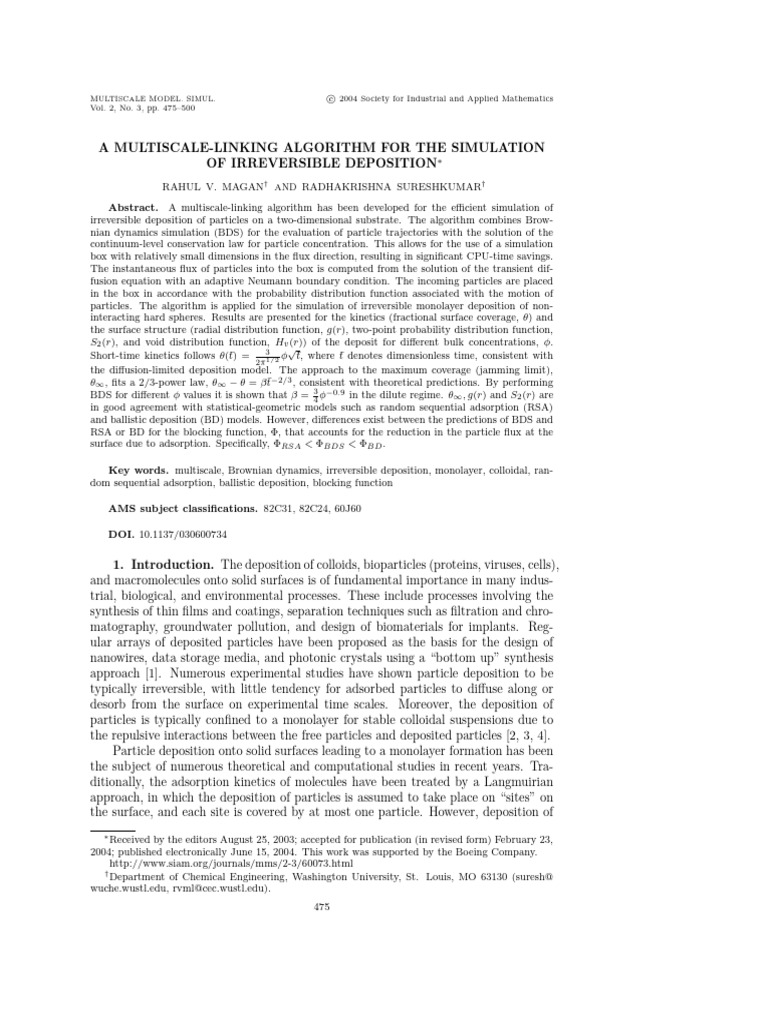 A Multiscale Linking Algorithm For The Simulation Pdf Simulation 2235