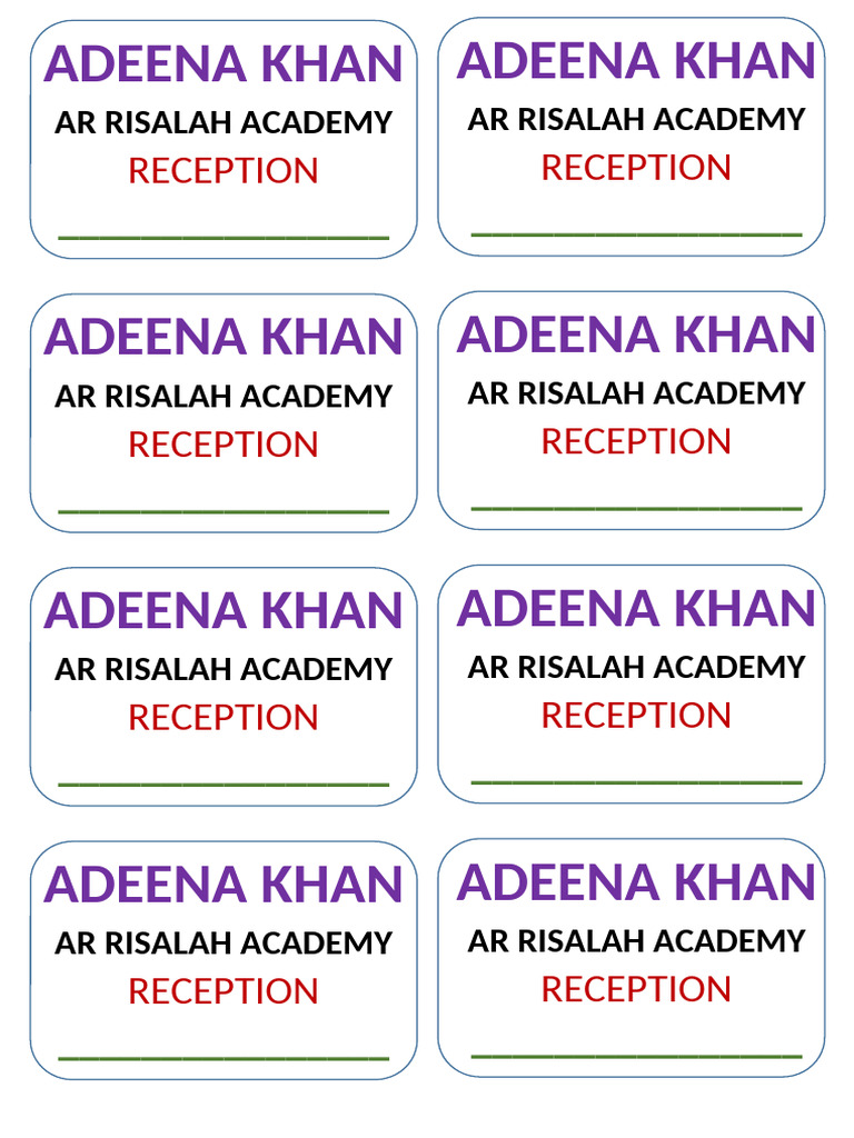 Adeena's Book Label | PDF