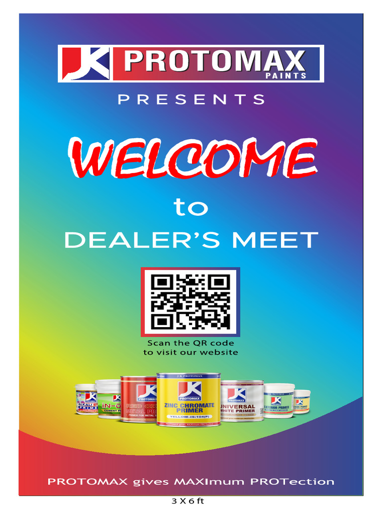 Welcome Standee (3X6) | PDF