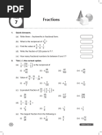 Grade 6 Maths Fractions Multiple Choice Questions | PDF