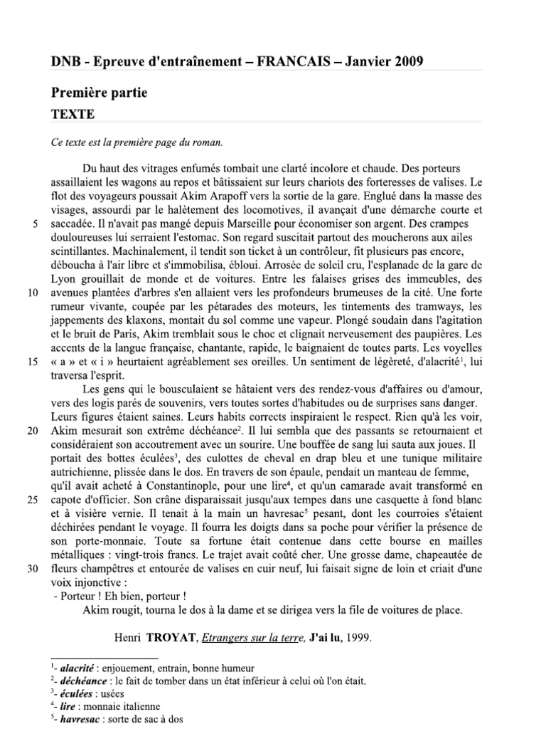 Brevet Blanc | PDF