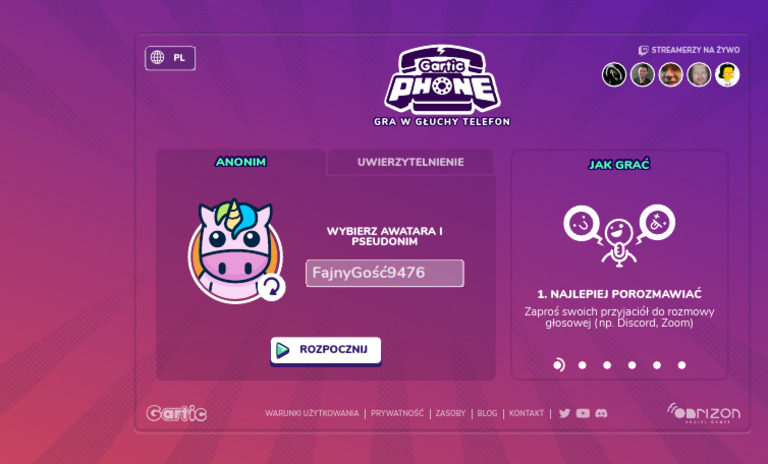 Gartic Phone - Gra W Głuchy Telefon | PDF