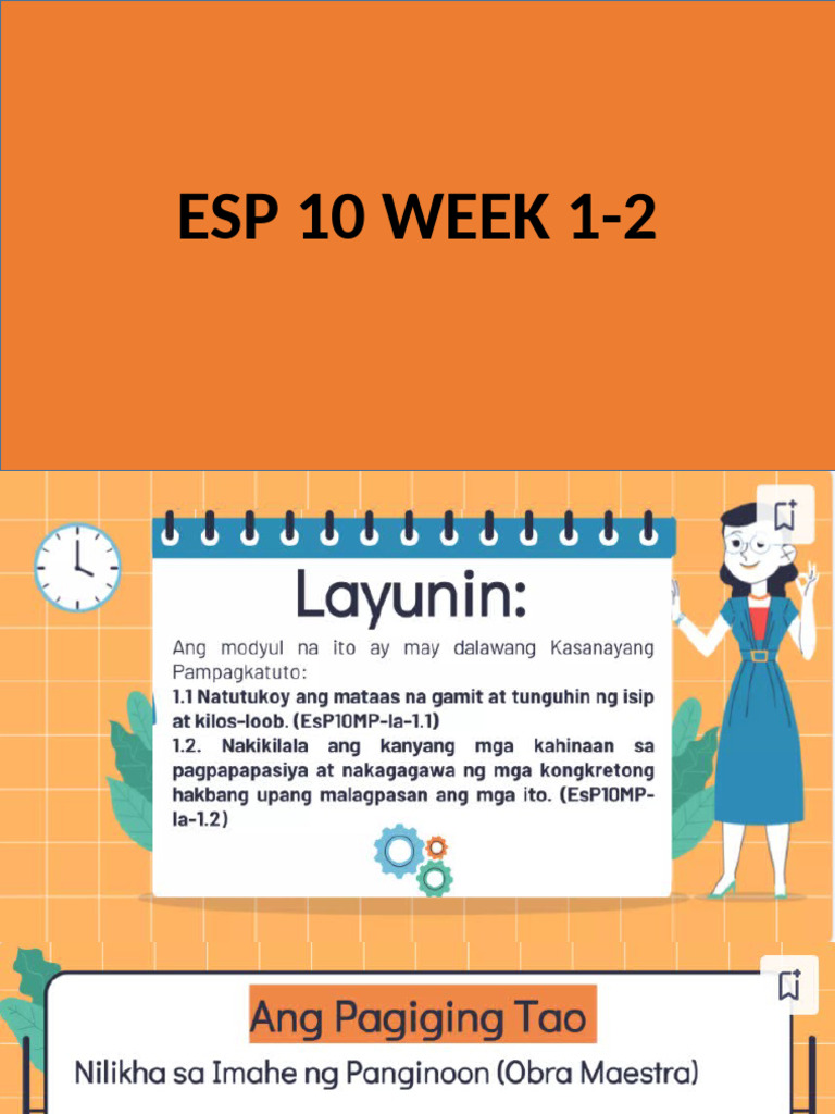 ESP-10-PPT-WEEK-1-2-Q1 Lecture | PDF