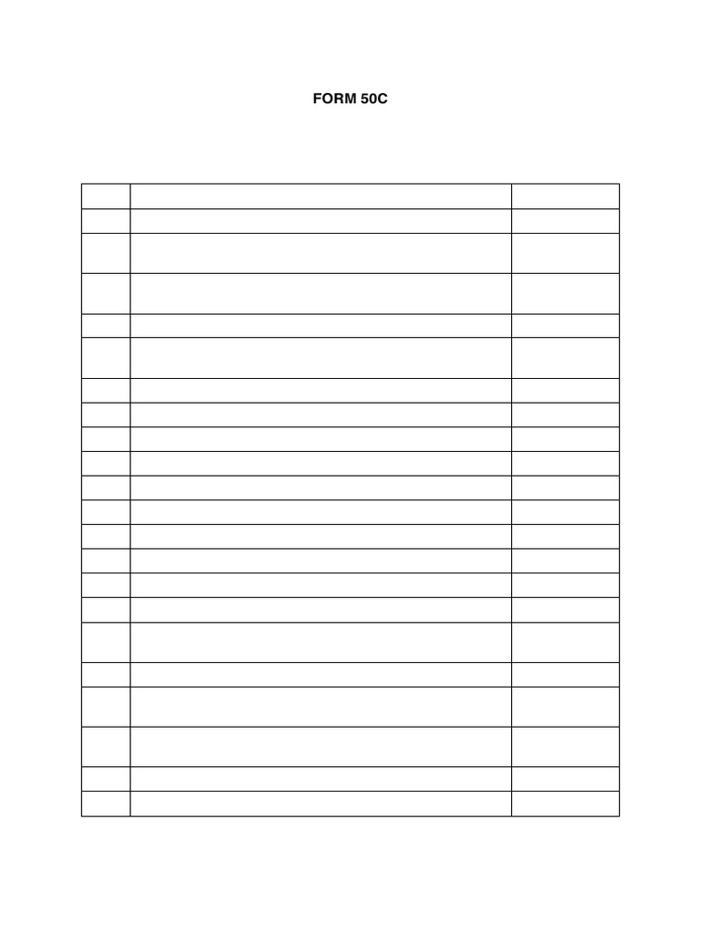 Form 50C | PDF