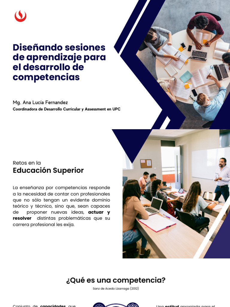 Webinar 1 - Diseñando Sesiones de Aprendizaje para El Desarrollo de Competencias | PDF ...